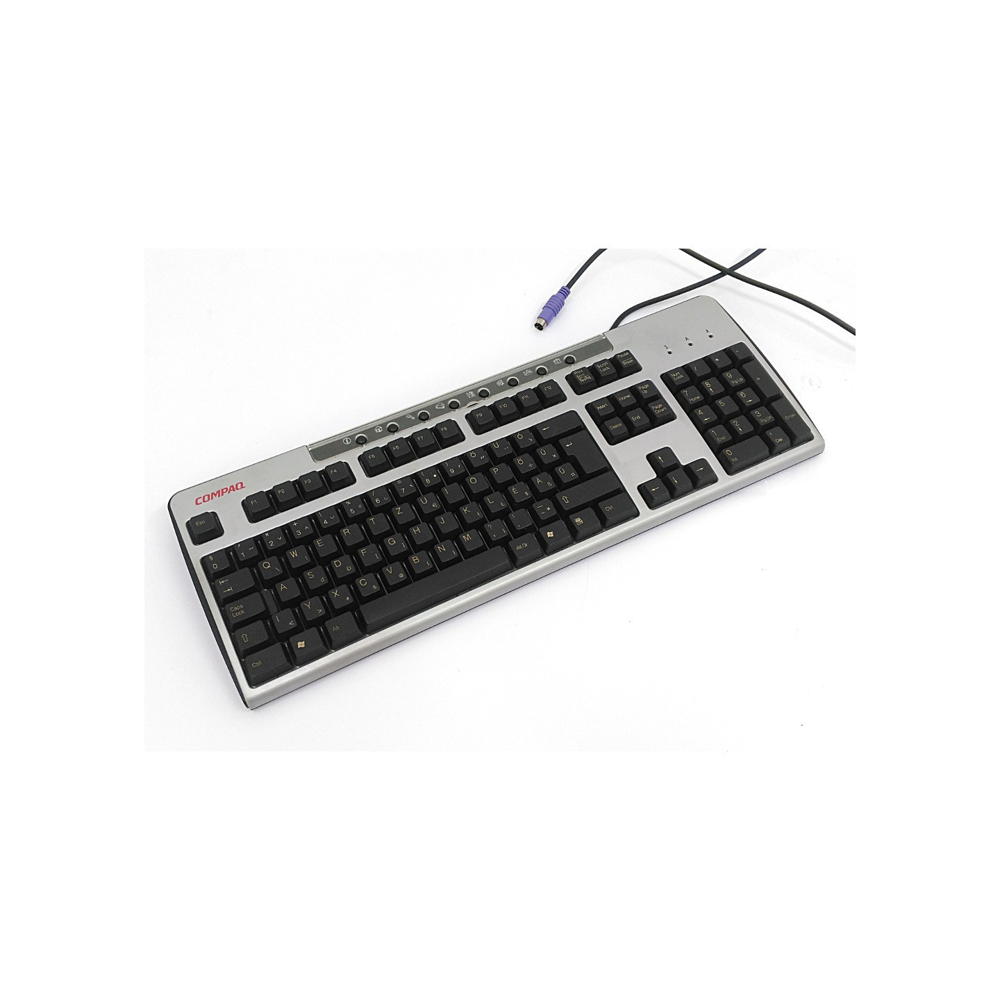 COMPAQ KB-0133 - Tastiera Standard per PC PS/2 - Nero/Grigio